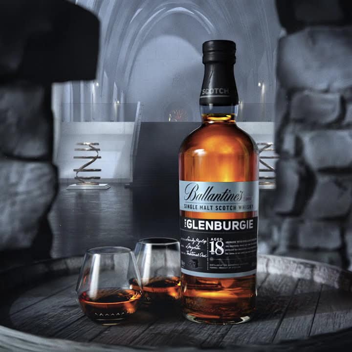 Rượu Ballantines Glenburgie 18 Hộp Quà 2023,Mua bán Ballantines 18 Hộp ...